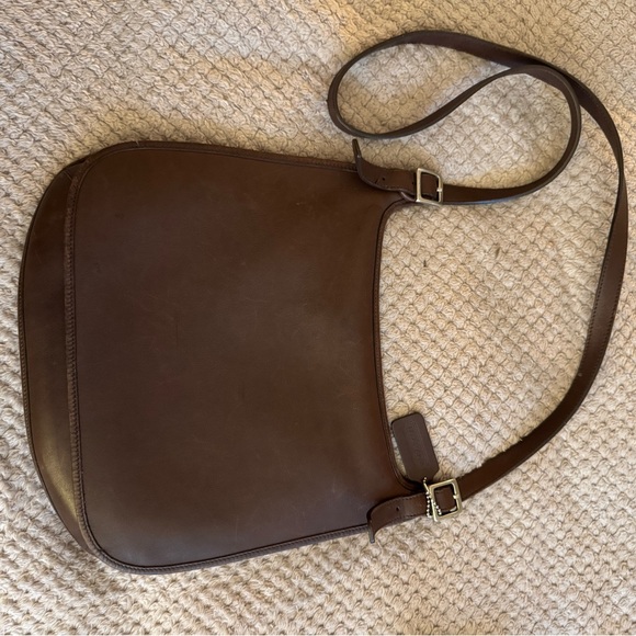 Coach | Bags | Vintage Coach 934 Leather Slim Hippie Flap ...